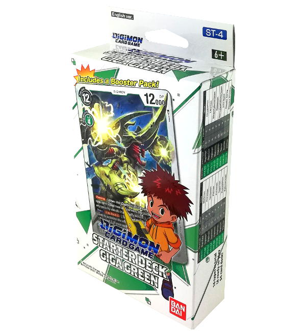 Digimon Card Game - Starter Deck Giga Green - ST-4 EN, Stickerpoint
