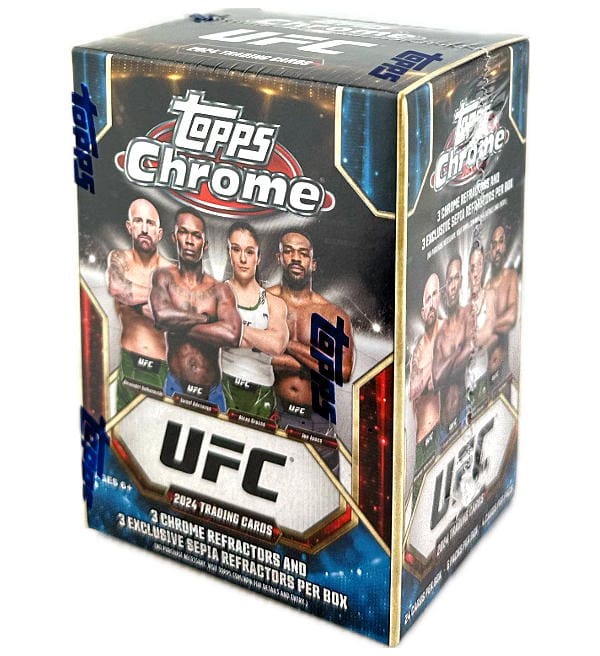 Topps Chrome UFC 2024 Trading Cards - Blaster Box, Stickerpoint