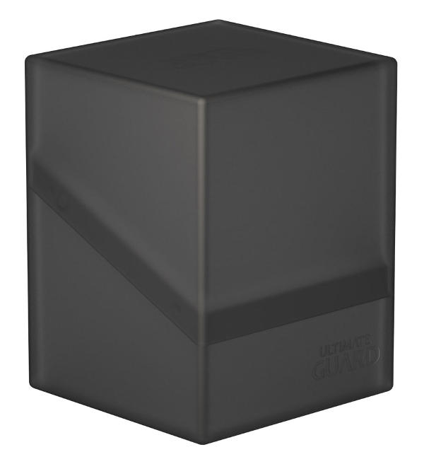 Ultimate Guard Boulder 100+ Deck Case Standard Size - Onyx, Stickerpoint